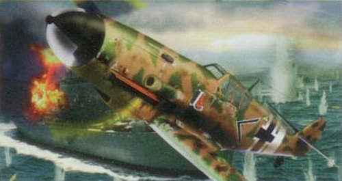 Plastyk 049 German fighter Messerschmitt BF-109 G-2