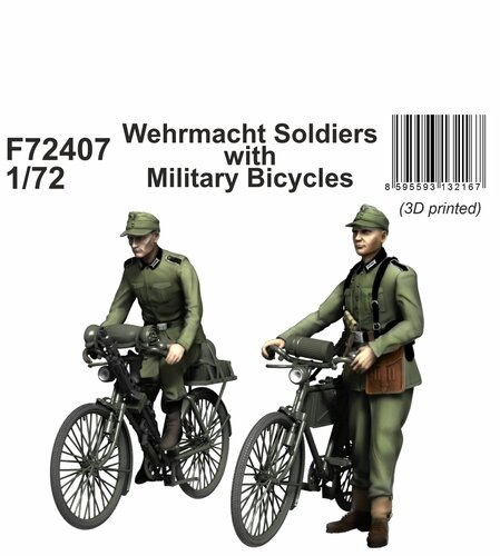 CMK F72407 Wehrmacht Soldiers With Military Bicycles