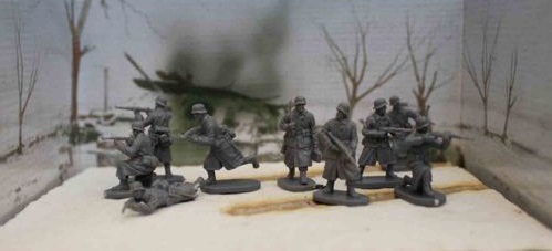 Caesar Miniatures HB02 German Panzergrenadiers (Ardennes 1944) - Battle Field Series