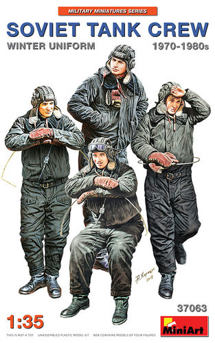 MiniArt 37063 Soviet Tank Crew (Winter Uniform 1970-1980s)