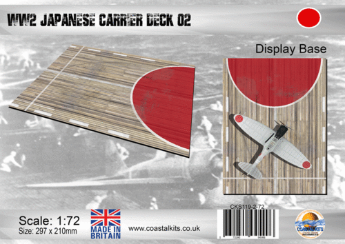Coastal kits S119-2-72 WW2 Japanese Carrier Deck 02 297 x 210mm