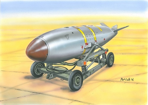 Valom 72127 Mk.7 Nuclear Bomb Set