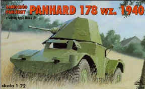 RPM 72304 Panhard 178 wz.1940 French WWII Armored Car w/Renault Type Turret