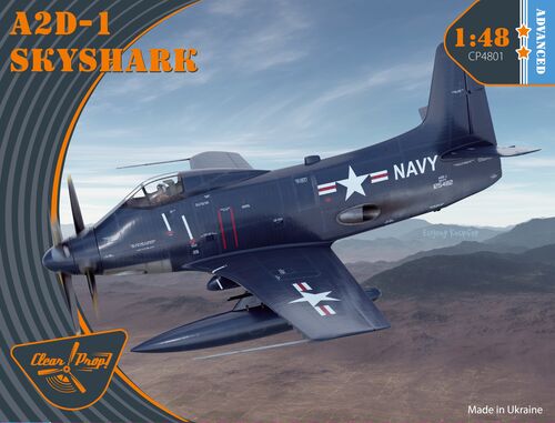 Clear Prop Models 4801 A2D-1 Skyshark