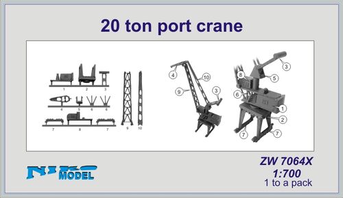 NIKO MODEL ZW7064X 20 Ton Port Crane 1 To A Pack