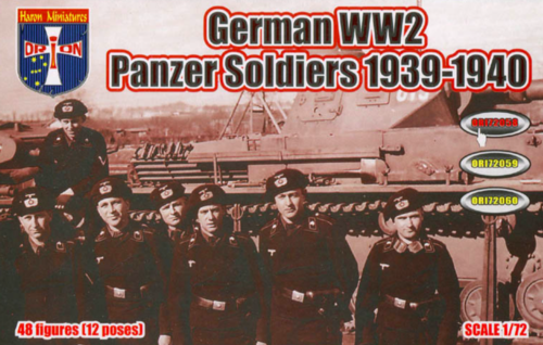 Orion 72058 German WW2 Panzer Soldiers 1939-1940
