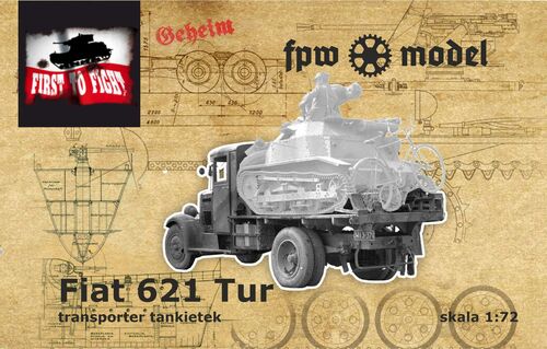 FPW Model 72021 Fiat 621 Tur - transporter tankietek