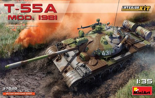 MiniArt 37020 T-55A MOD.1981 with INTERIOR KIT