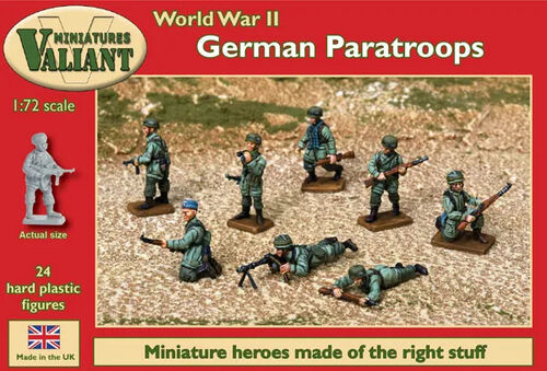 Valiant Miniatures 0006 German WWII Paratroopers - 24 figures