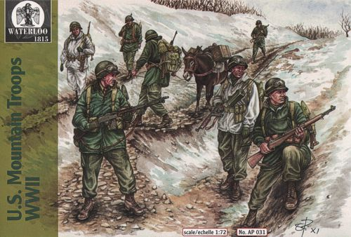 Waterloo 1815 AP031 US WWII Mountain Troops