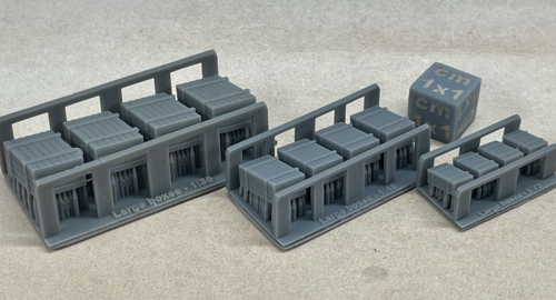 EMP3D 35040524 Skrzynie drewniane proste - typ 1 - duże - 4 sztuki
