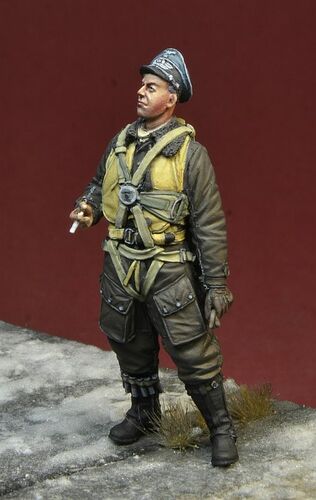 D-DAY miniature studio 35191 Luftwaffe Pilot Ace Franz Stigler