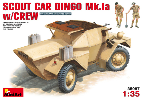 MiniArt 35087 British IIWW Scout Car DINGO Mk.Ia with crew