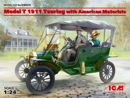ICM 24025 Model T 1911 Touring with American Motorists