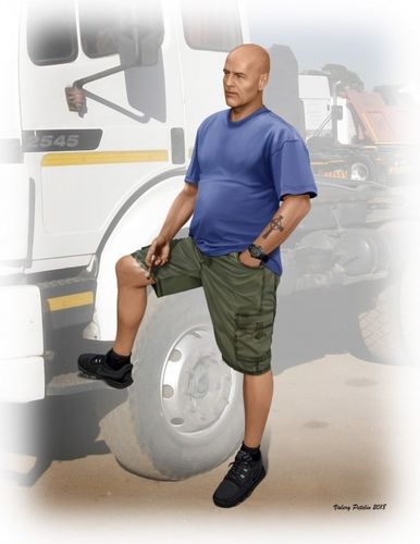 Master Box 24043 Truckers Series Jimmy Tex Heywood