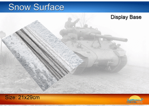 Coastal kits S181-35 1:35 Snow Display Base 297 x 210mm