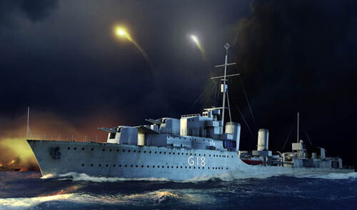 Trumpeter 05332 HMS Zulu Destroyer 1941
