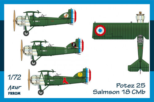 Azur FR054 Potez 25 Salmson 18 CMb