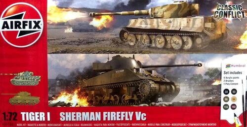 Airfix 50186 Tiger I vs Sherman Firefly Vc - Gift Set