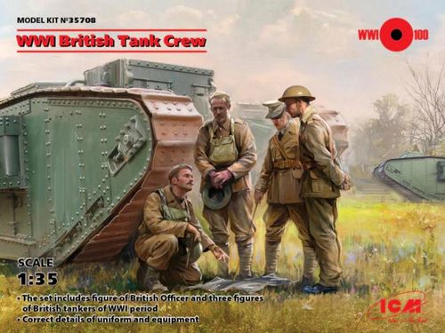 ICM 35708 WWI British Tank Crew