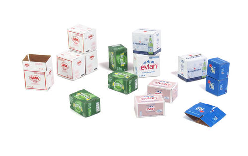 Matho Models 35072 Cardboard Boxes - water