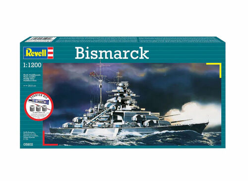 Revell 75802 German Battleship Bismarck - Starter Kit