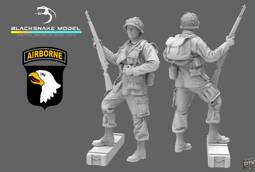 BlackSnake Model ST-09 US WWII 101st Airborne - Soldier 9 (1 figure)