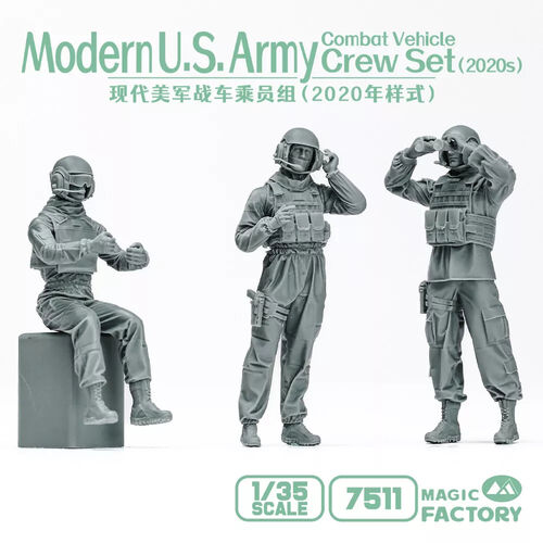 Magic Factory 7511 Modern US Army Combat Vehicle Crew Set (2020s)