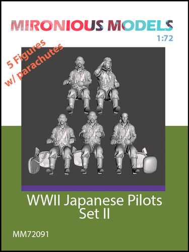 Mironious Models 72091 WWII Japanese Pilots Set II