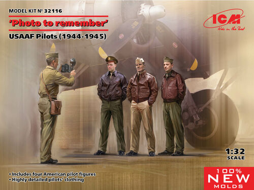 ICM 32116 ”Photo to remember” USAAF Pilots (1944-1945)