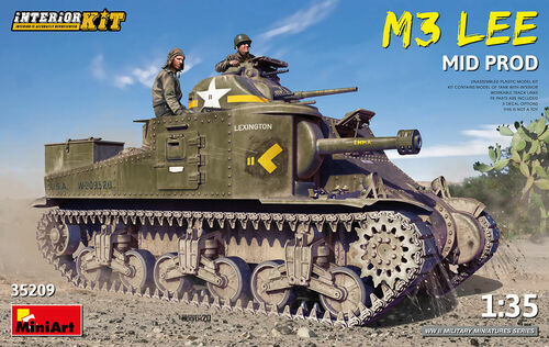 MiniArt 35209 M3 Lee Mid Prod. with interior kit