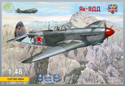 Modelsvit 4804 Yakovlev Yak-9DD Soviet fighter