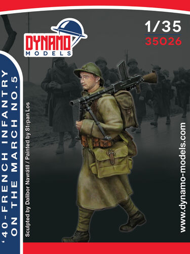 Dynamo-Models 35026 '40 - French Infantry On The March No.5
