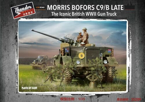 Thunder Models 35209 Morris Bofors C9/B Late The Iconic British WWII Gun Truck