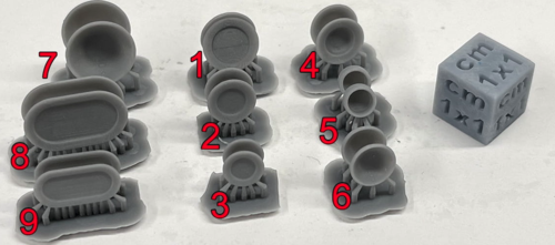 EMP3D 35060403 Flat Plate Set No. 1 - 6 Pieces