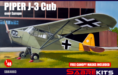 DISCONTINUED Sabre Kits 4003 Piper J-3 Cub over Europe