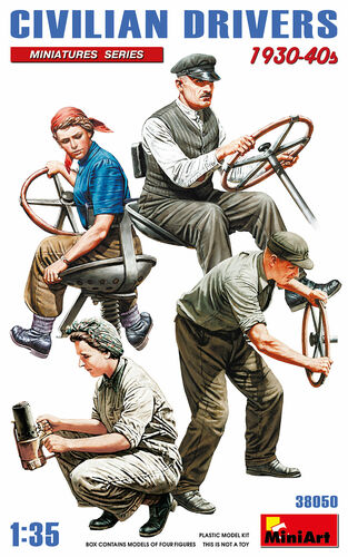 MiniArt 38050 Civilian Drivers 1930-40s