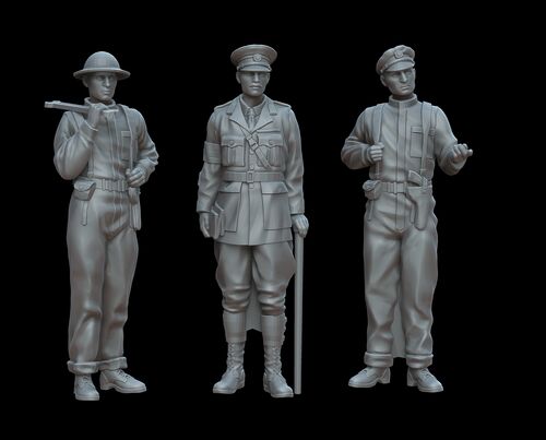 White Stork Miniatures F72034 WWI British tankers