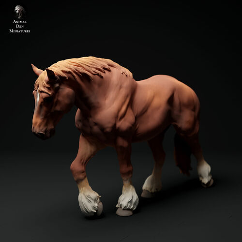 EMP3D 72130348 Suffolk Punch - klacz idąca (1 sztuka)