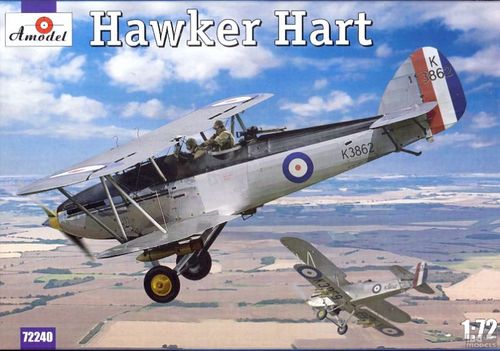 A-Model 72240 British bi-plane fighter Hawker Hart