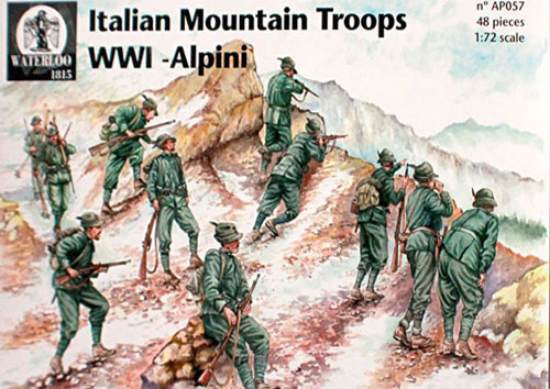 Waterloo 1815 AP057 Italian WWI Alpini Mountain Troops (48 pcs)
