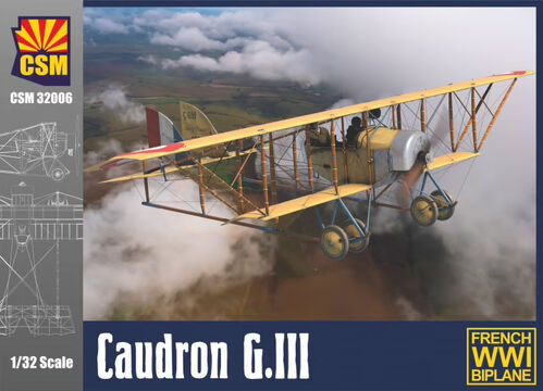 Copper State Models 32006 Caudron G.III French WWI Biplane