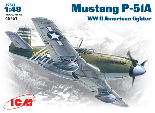 ICM 48161 Mustang P-51A WWII American fighter
