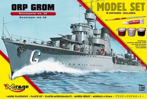 Mirage-Hobby 840093 ORP 'Grom' wz.38 [Model Set]