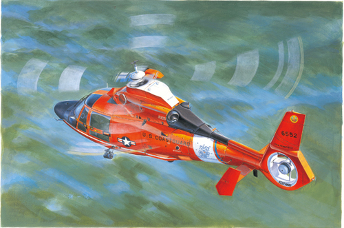 Trumpeter 05107 US Coast Guard HH-65C Dolphin Helicopter