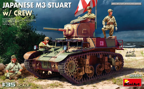 MiniArt 35454 Japanese M3 Stuart with Crew