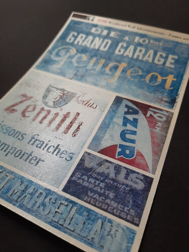 Reality in Scale 35316 Weathered Wall Advertisements France Set 1