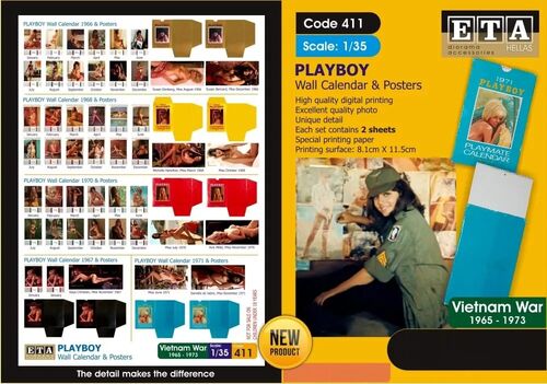 ETA DIORAMA ACCESSORIES 411 Playboy - Calendar & Poster