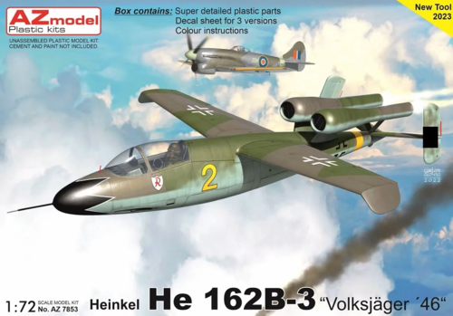 AZ-Model 7853 Heinkel He 162B-3 'Volksjager 46'