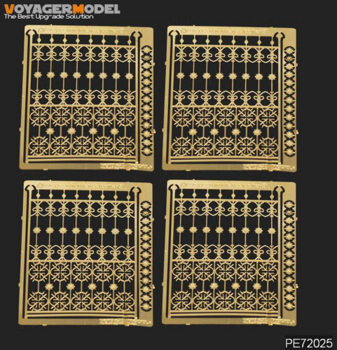 VoyagerModel.Co.Ltd PE72025 European Iron Fence Pattern 3
